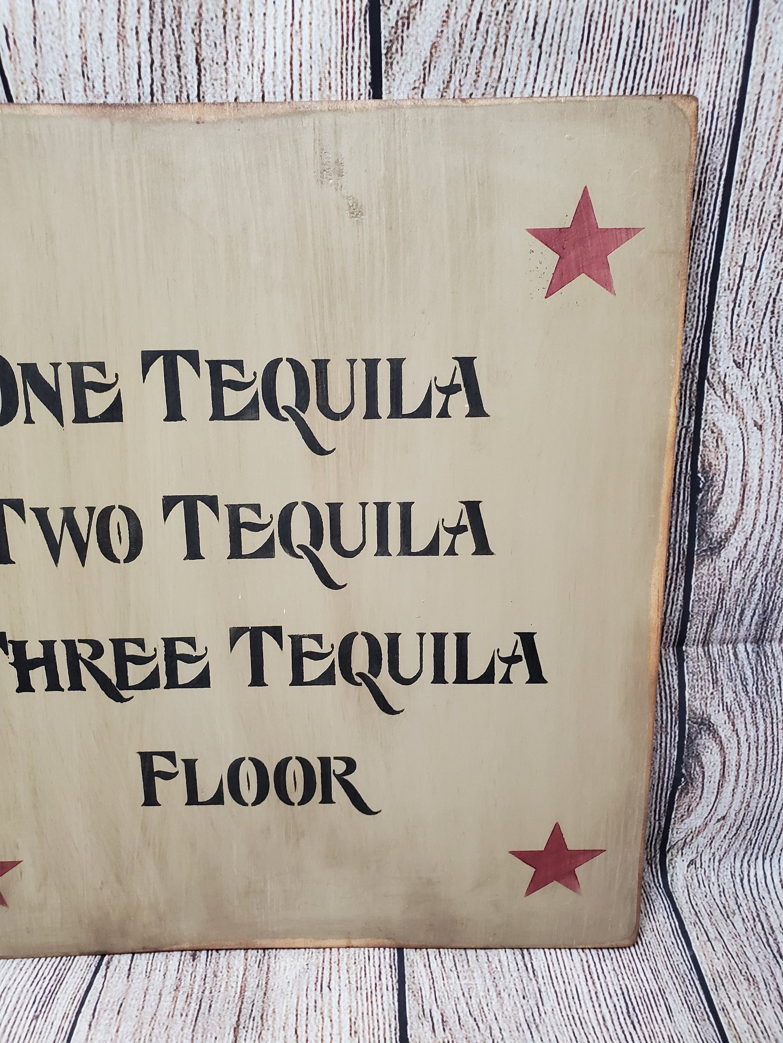 Funny Tequila Bar Sign: Distressed Alcohol Decor - Etsy