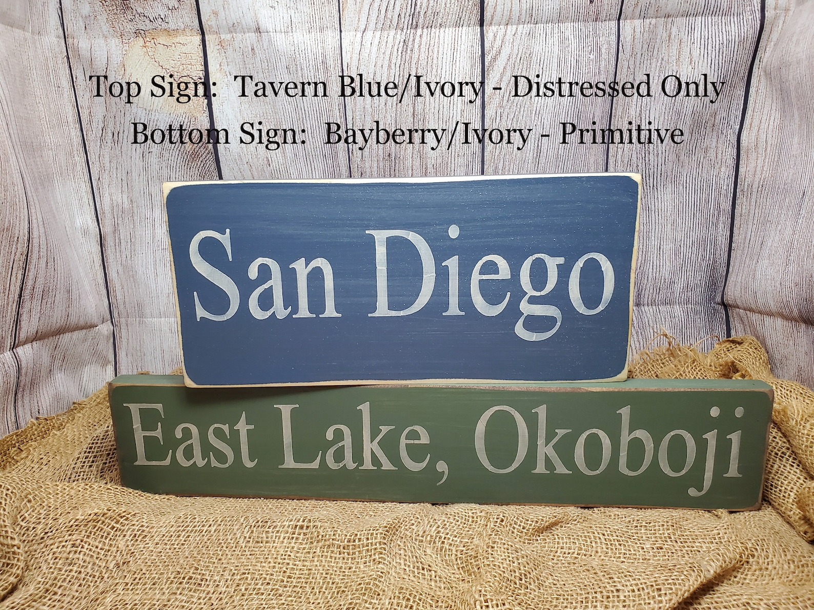 Personalized Town Sign City Sign Custom Town and State Sign | Etsy