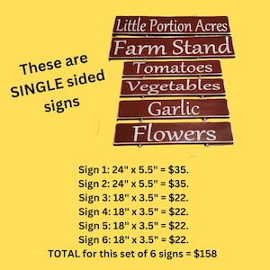 Personalized Farm Stand Sign: Interchangeable Wood Business Sign - Etsy
