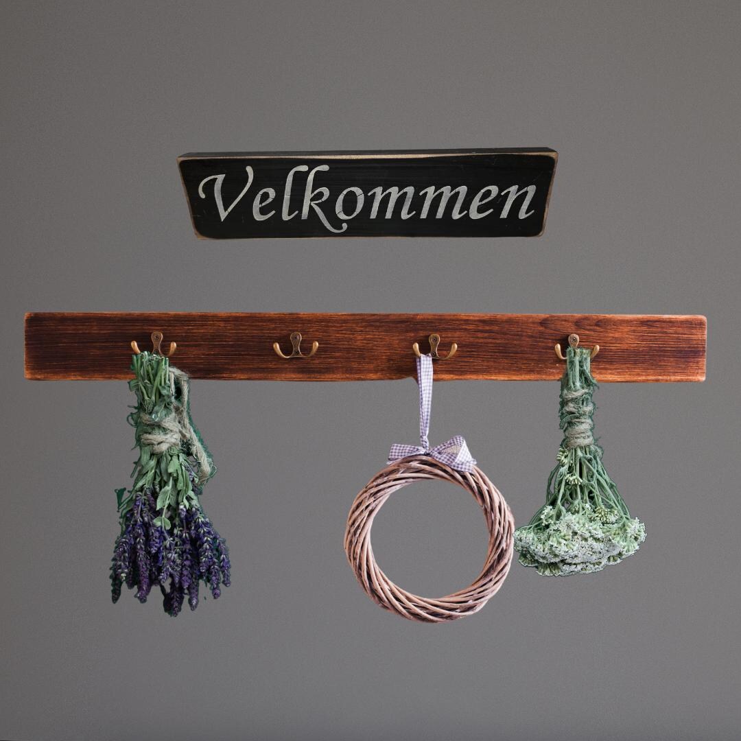 Rustic Velkommen Wood Sign: Norwegian Welcome, 14" - Etsy