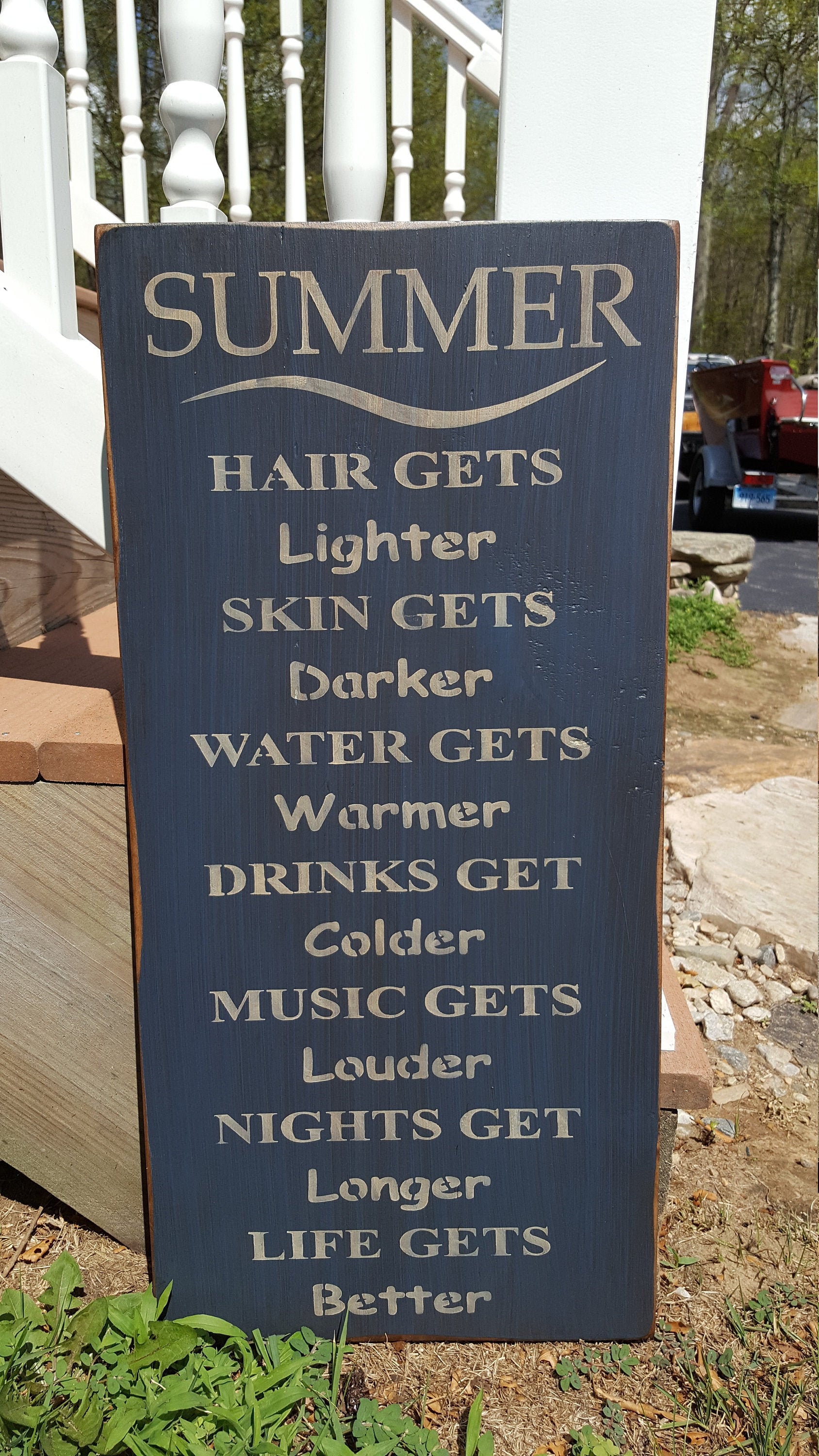 Summer Sign Lake Sign Beach Decor Lake Decor Beach Sign Lake | Etsy