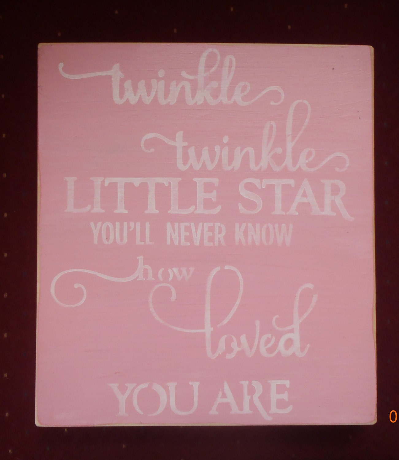 Twinkle Twinkle Little Star Nursery Sign Baby Shower Gift | Etsy