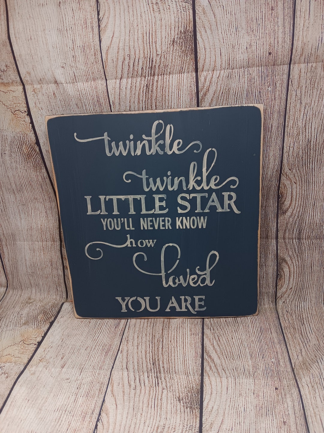 Twinkle Twinkle Little Star, Nursery Sign, Baby Shower Gift, Kids Sign ...