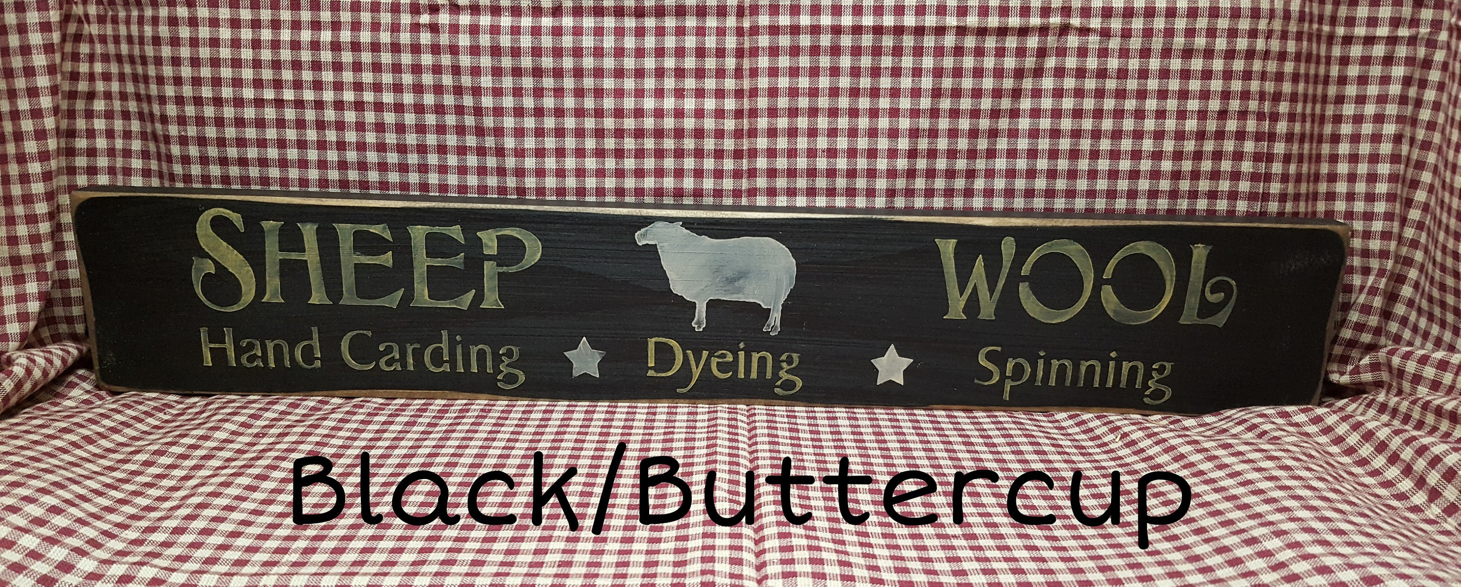 Sheep Wool Sheep Primitive Signs Farmhouse Home Decor | Etsy