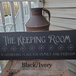 The Keeping Room Sign: Rustic Family Gathering Place Decor - Etsy