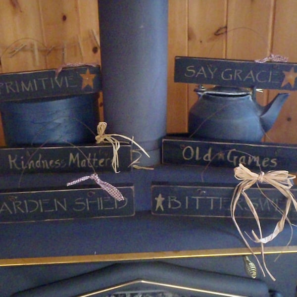 Primitive Signs - Etsy