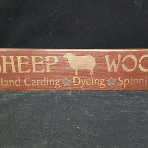 Sheep Wool Sheep Primitive Signs Farmhouse Home Decor - Etsy