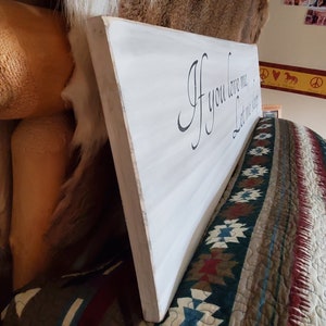 If You Love Me, Let Me Sleep, Bedroom Decor, Rustic Sign, Primitive ...