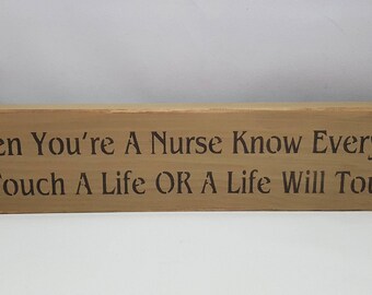 Custom NP Sign Medical Caduceus Laser Engraved Nurse - Etsy