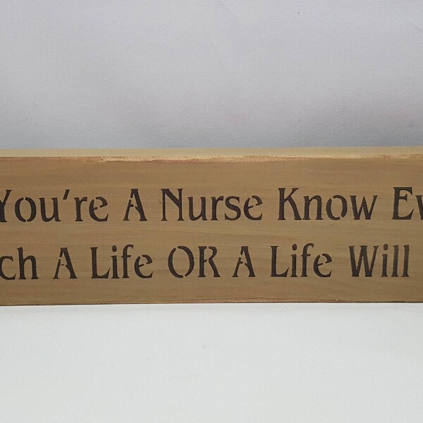 Nurse Sign - Etsy