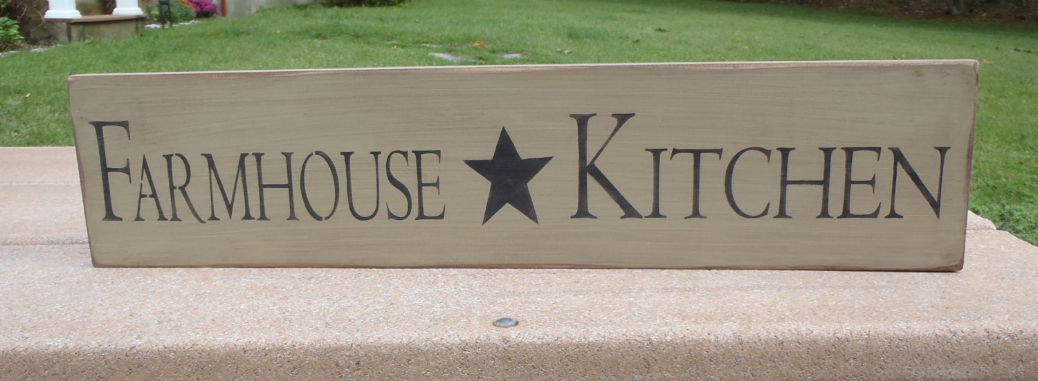 Primitive Kitchen Farmhouse Kitchen Kitchen Sign Wood Sign | Etsy