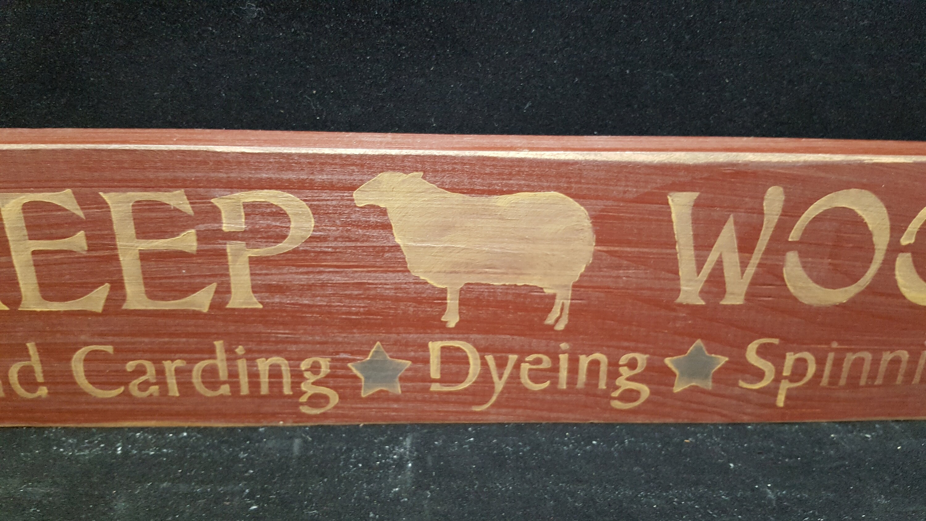 Sheep Wool Sheep Primitive Signs Farmhouse Home Decor | Etsy