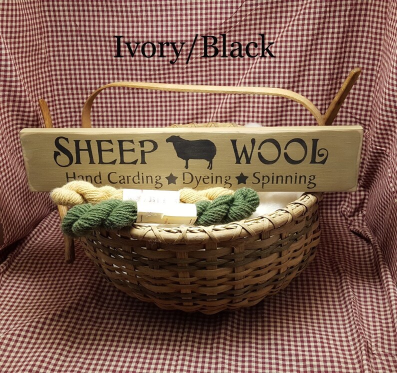 Sheep Wool Sheep Primitive Signs Farmhouse Home Decor - Etsy
