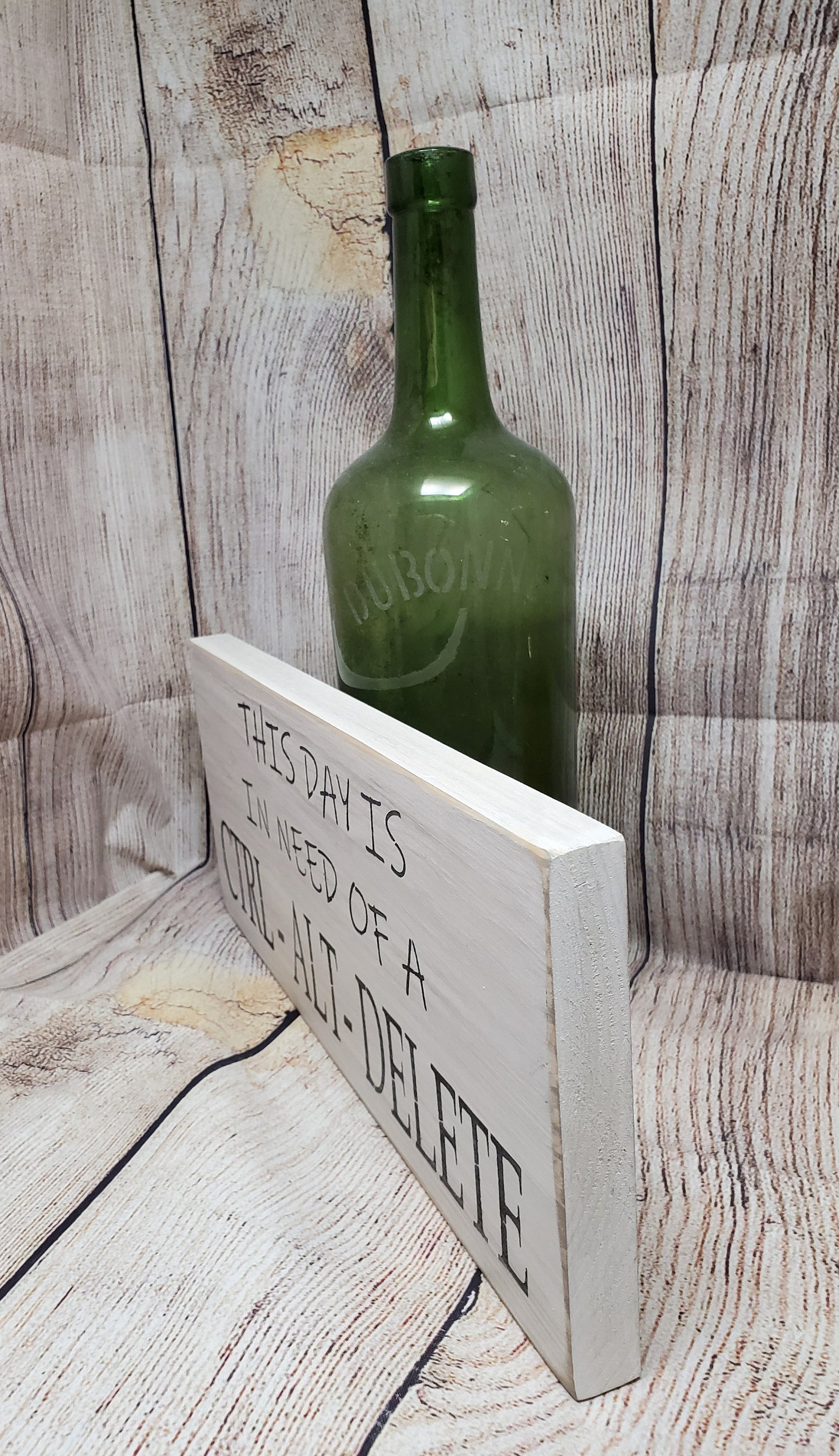 CTRL ALT DELETE Primitive Sign: Funny Office Decor - Etsy