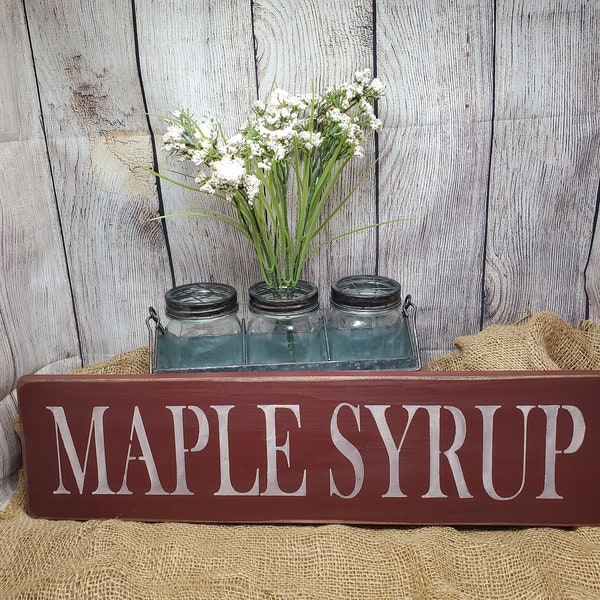 Maple Syrup Sign - Etsy