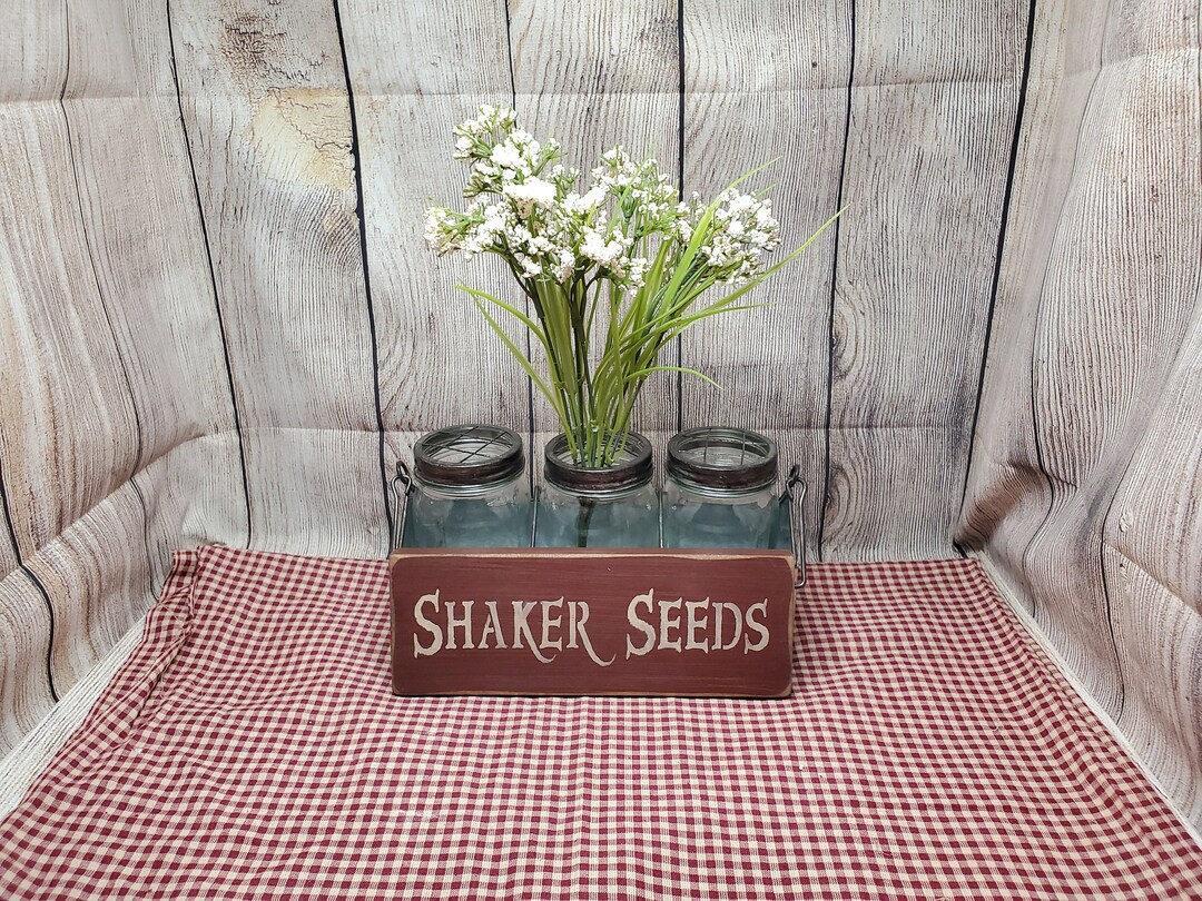 Shaker Seeds, Shaker Furniture, Gardening Signs, Primitive Signs, Wood ...