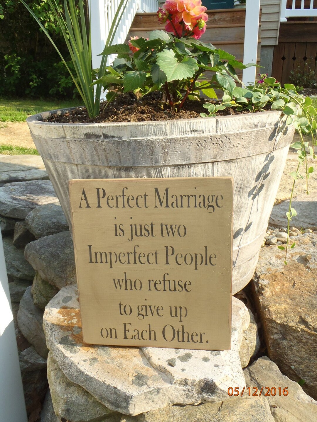 A Perfect Marriage, Anniversary Gift, Wedding Gift, Couples, Primitive ...