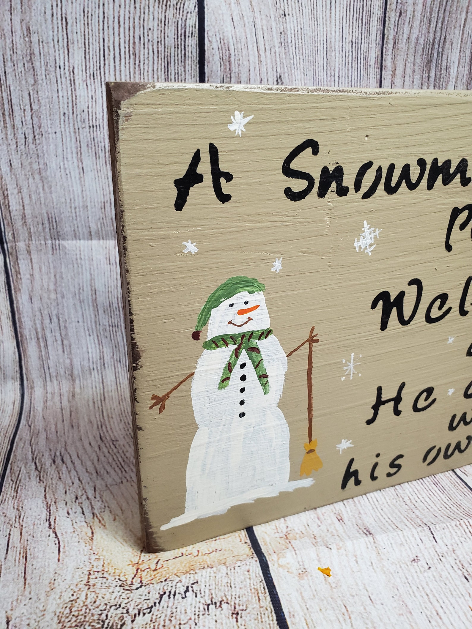 Snowman Signs Winter Signs Funny Signs the Perfect Man - Etsy