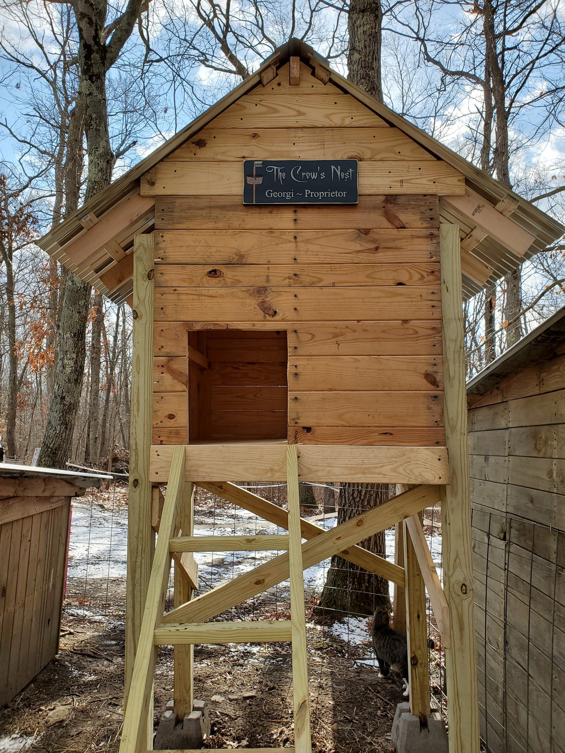 The Crow's Nest Rustic Sign Custom Sign Livestock - Etsy