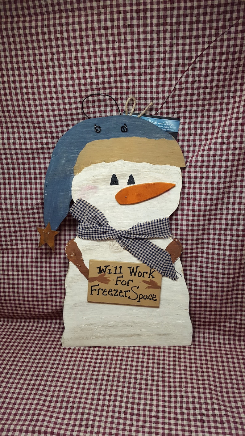 Snowman Freezer Snowman Inventory Reduction Will Work for | Etsy