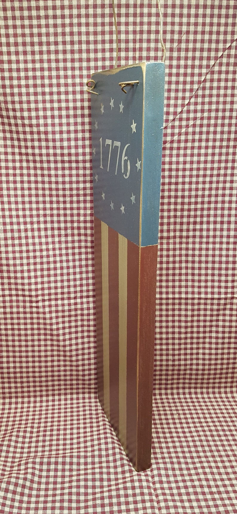 1776 American Flag Wooden Sign - Patriotic Home Decor - Etsy