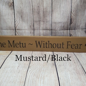 Sine Metu, Without Fear, Irish, Shamrock, Rustic Sign, Country Sign ...