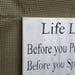 Life Lessons Wood Sign: Inspirational Rustic Decor - Etsy