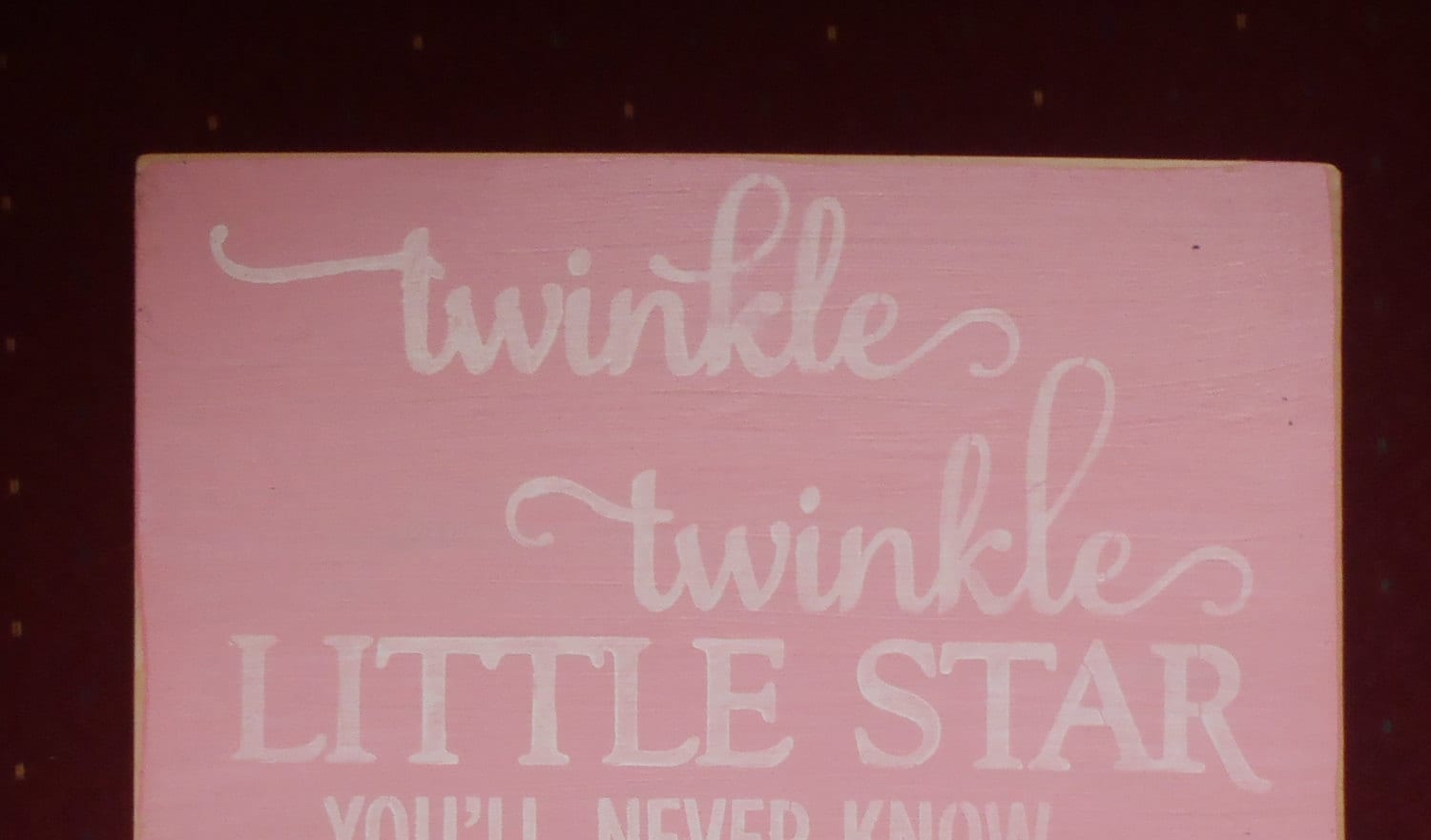 Twinkle Twinkle Little Star Nursery Sign Baby Shower Gift | Etsy