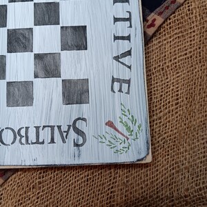 Primitive Checkerboard Sign: Rustic Country Wall Decor - Etsy