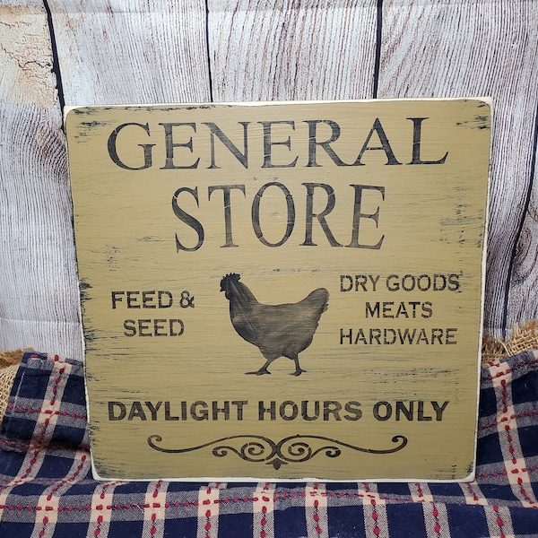 Store Wood Sign - Etsy