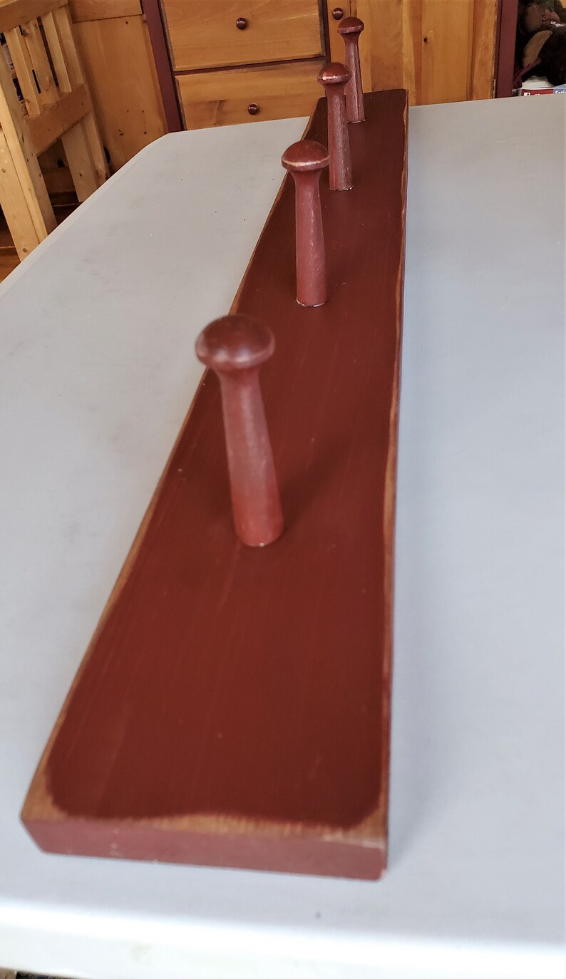 Shaker Coat Rack Shaker Peg Board Coat Rack Primitive Peg - Etsy