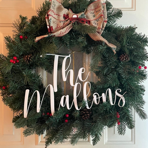 Custom Wreath - Etsy