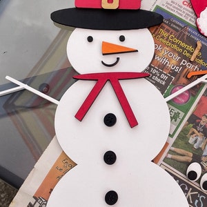 Laser Cut Christmas Snowman, Frosty the Snowman, Laser Cut Christmas ...