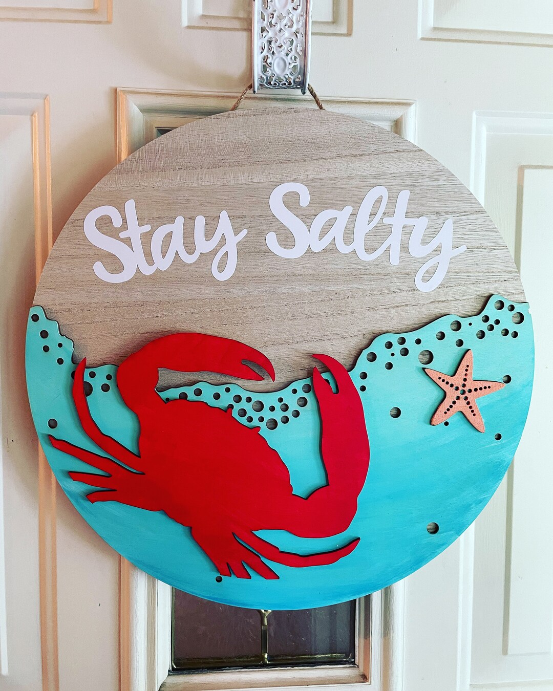 Stay Salty Sign Beach Sign Beach Home Decor Coastal Home - Etsy