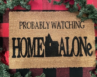 Home Alone Door Mat - Etsy