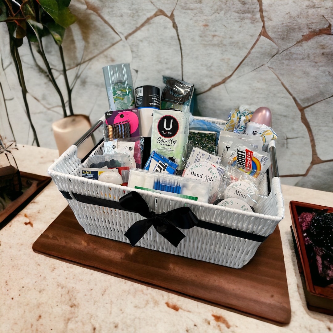 Bathroom Bundle, Wedding Bathroom Basket, Toiletries Basket for Events ...
