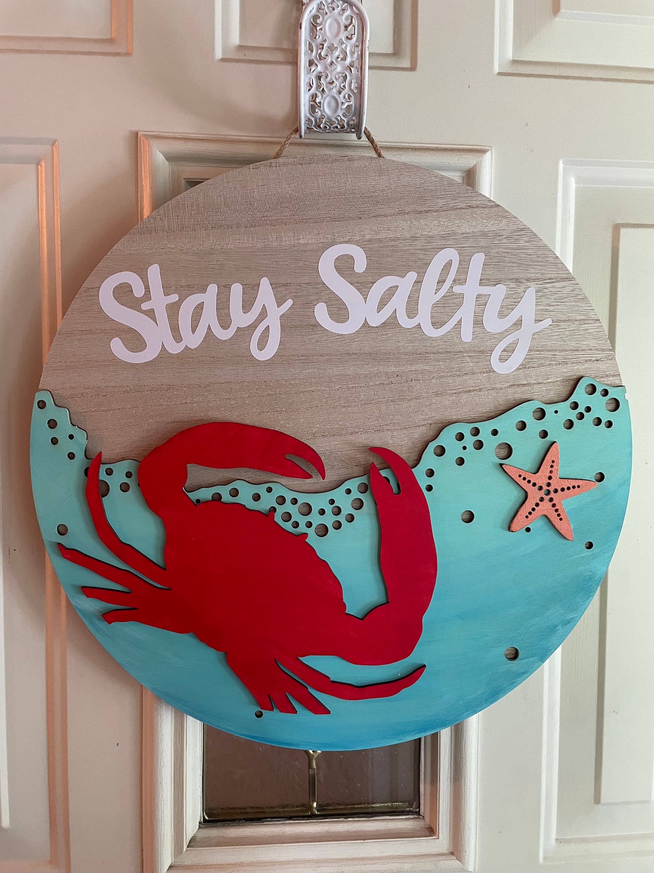 Stay Salty Sign Beach Sign Beach Home Decor Coastal Home - Etsy