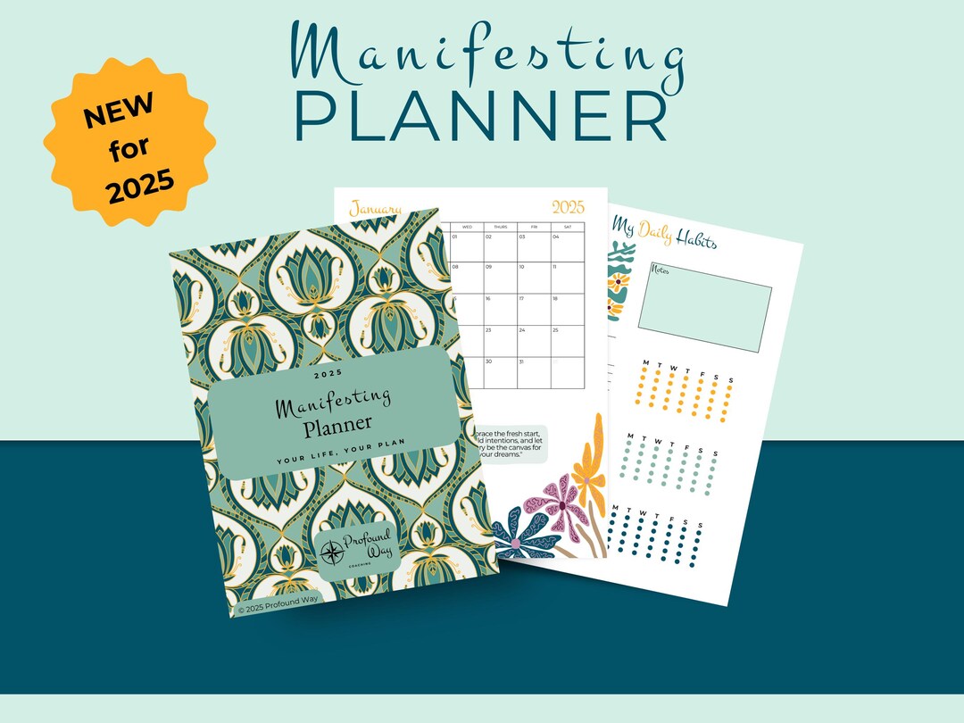 2025 Manifesting Planner - Etsy