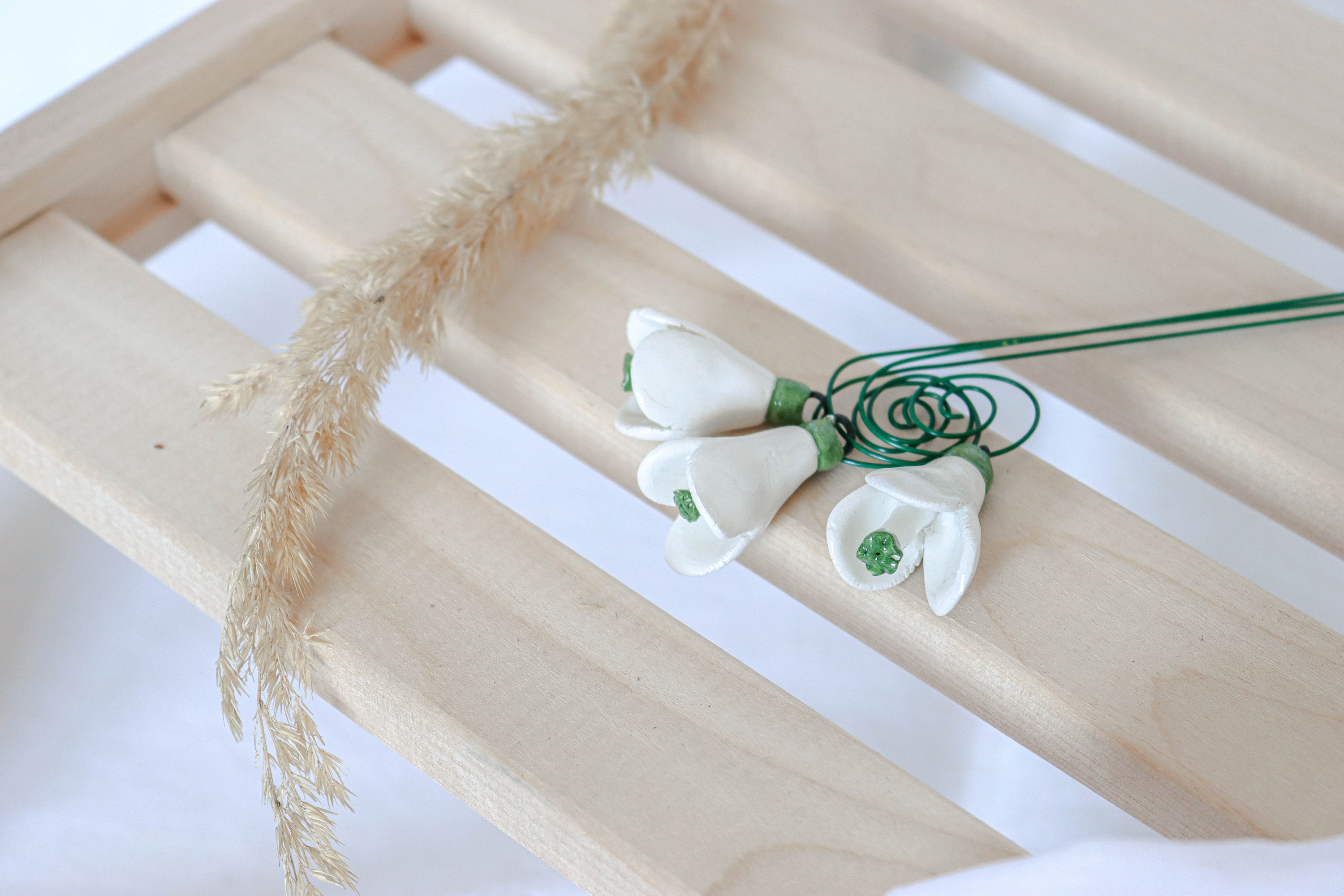 Decorative Unique Snowdrops Ceramics Spring Flowers Ceramic - Etsy UK