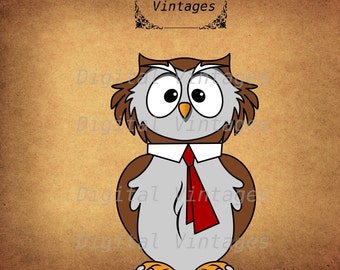 Wise owl clip art | Etsy