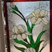 Iris Stained Glass Window With Frame - Ready to Install Stained Glass ...
