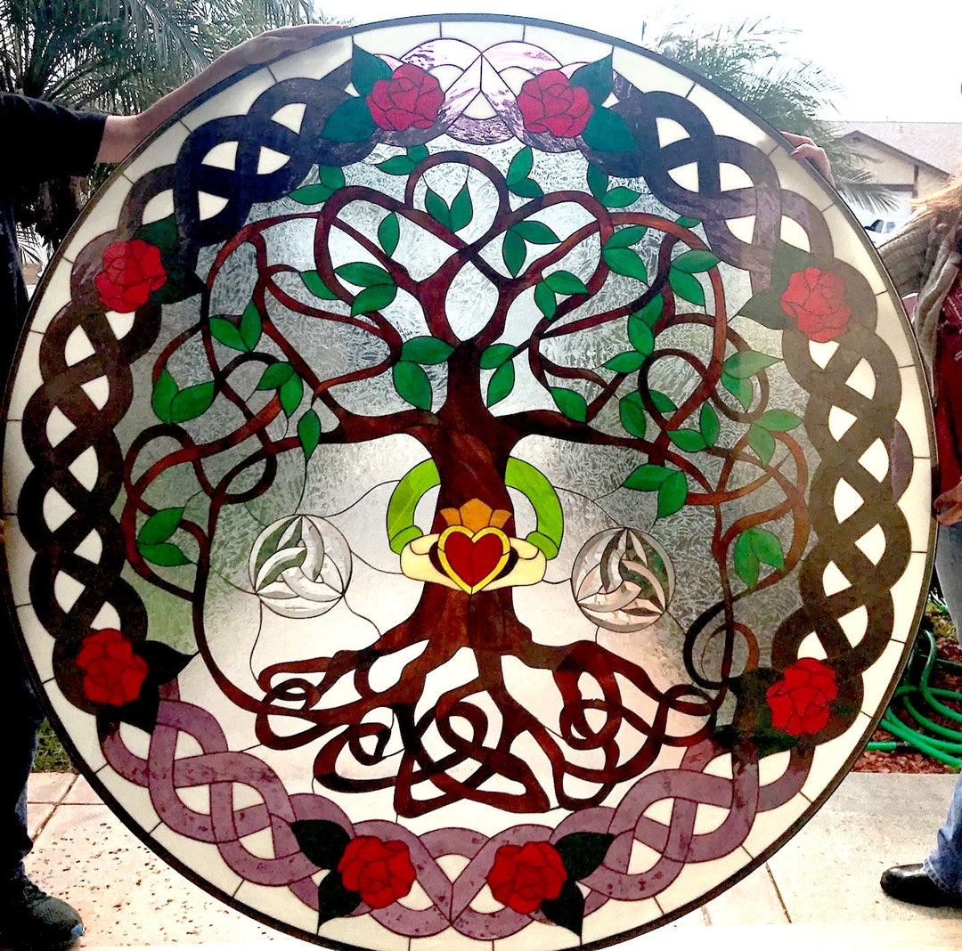 Customizable Celtic Tree of Life Window Panel - Celtic Tree of Life ...