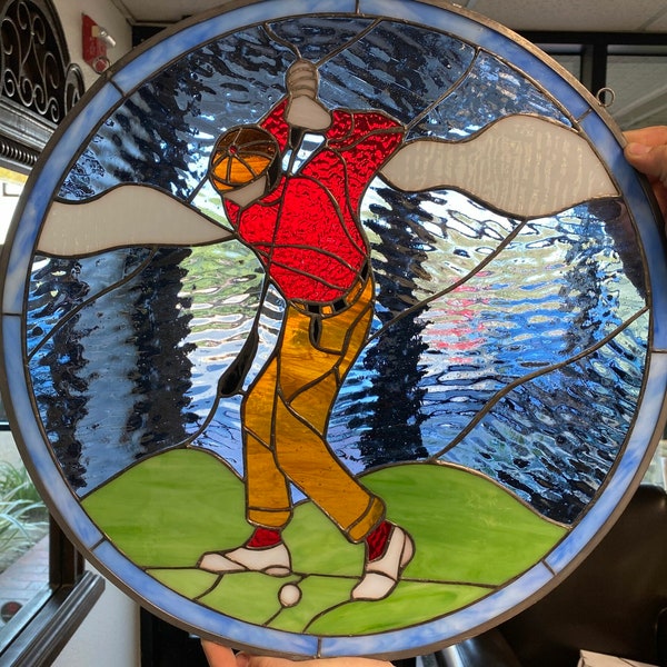 Stained Glass Golf - Etsy
