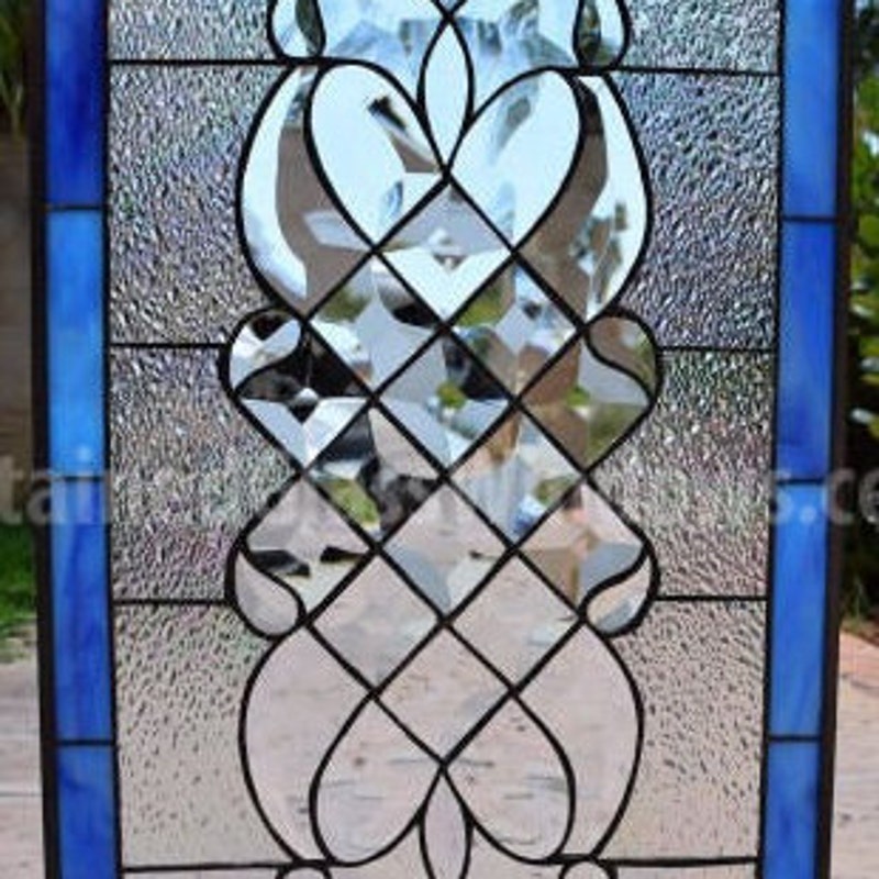 Clear Leaded Glass Panel - Etsy