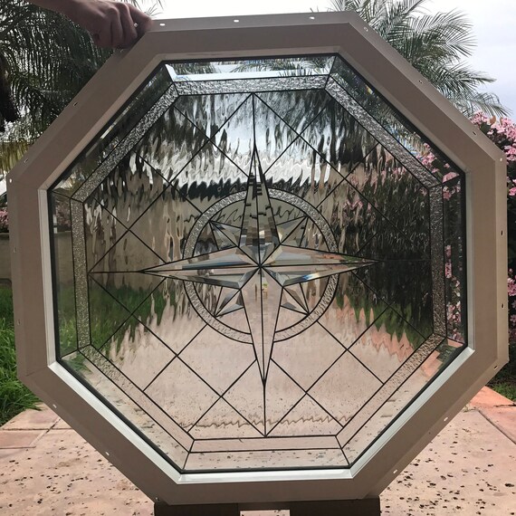 Octagon Stained Glass Window Inserts - Glass Designs