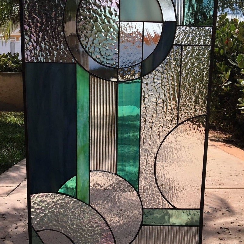 Leaded Glass Panel - Etsy