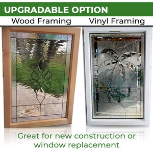 Customizable "incredible Pacifica" Beveled Stained Glass Window Panel ...