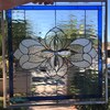 Octagon Compass Rose Beveled Stained Glass Window Panel Insulated & Pre ...