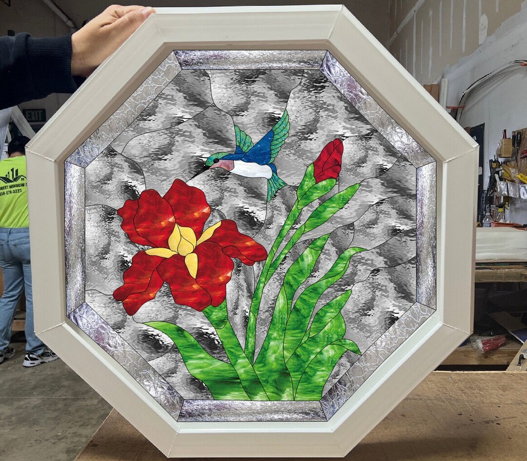Vinyl Framed and (triple Pane) Insulated!! the ”hummingbird & Iris ...