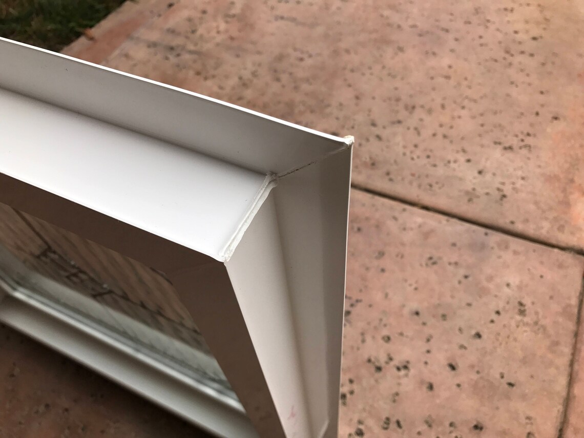 Leaded Stained Glass Beveled Window With Frame Del Mar - Etsy